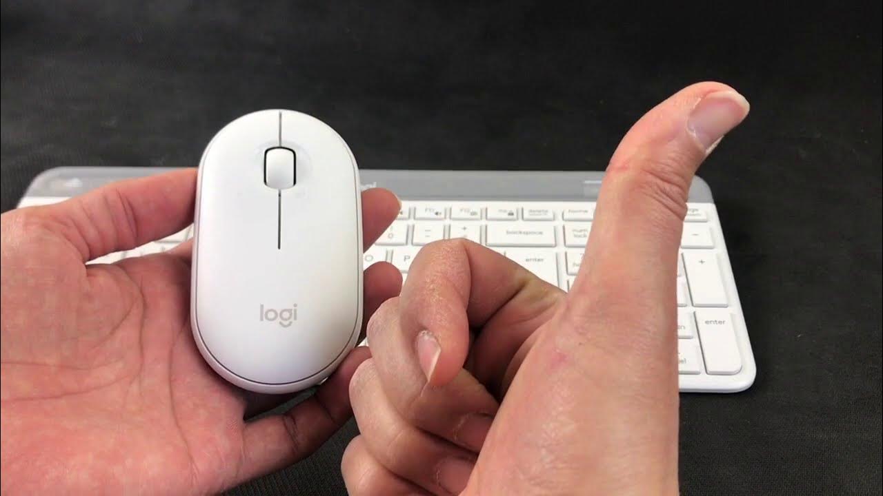 LOGITECH Mouse M340/M350/M370 and Keyboard K470 Battery Change - YouTube