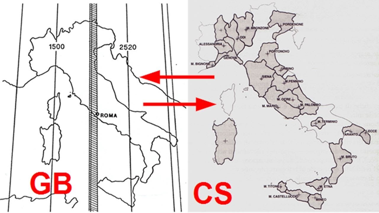 Trasformazione coordinate da Cassini-Soldner a Gauss-Boaga - YouTube