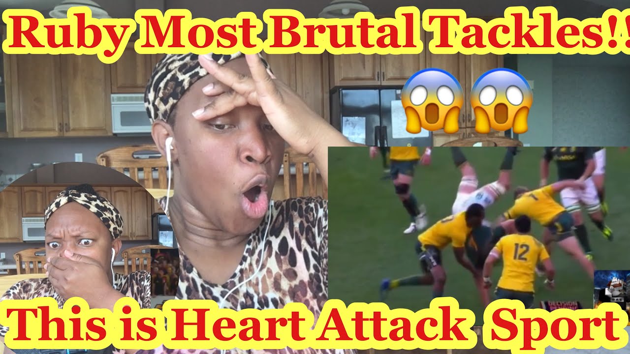 American Reacts to Most Brutal Rugby Tackles!! Reaction (First time ...