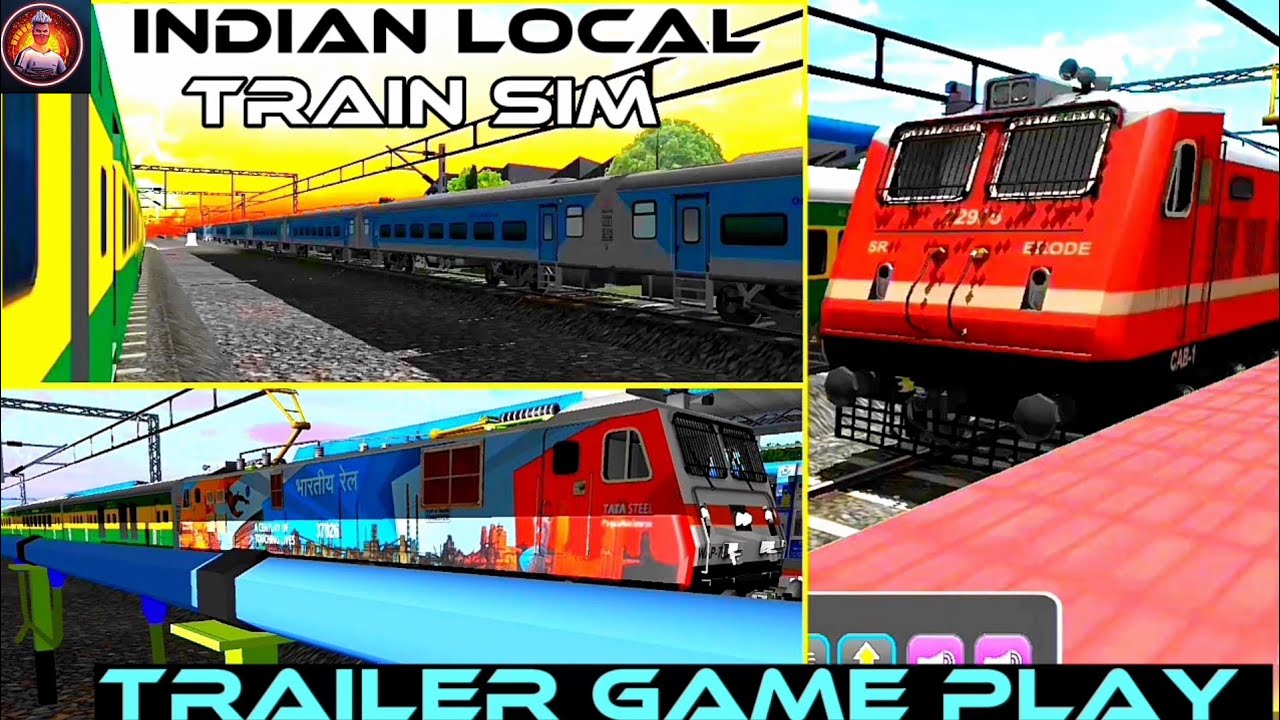 Indian local train simulator train gameplay trailer indian local train ...