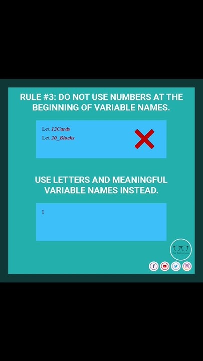 Learn Javascript Variable Rules Part 3 Coding Javascript Programmer Shortsfeed 4068