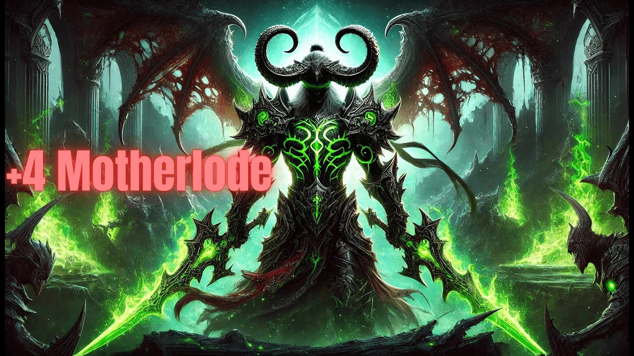+4 Motherlode | PUG ile Tank | Vengeance Demon Hunter | WoW War Within ...