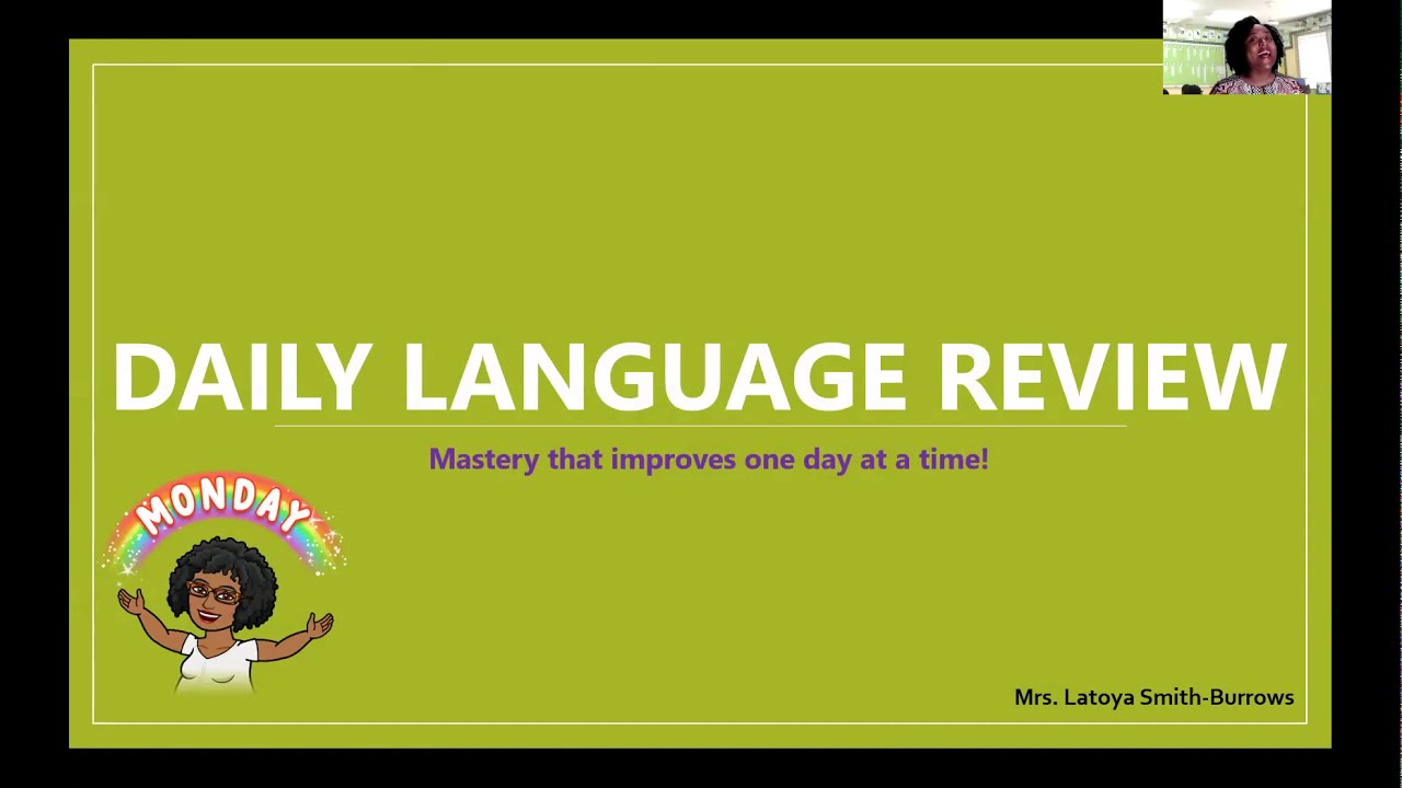 Daily Language Review - YouTube