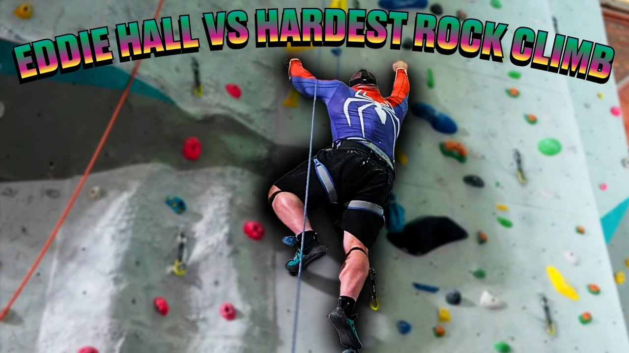 Eddie Hall Tries The Hardest Rock Climb with Magnus Midtbø - YouTube