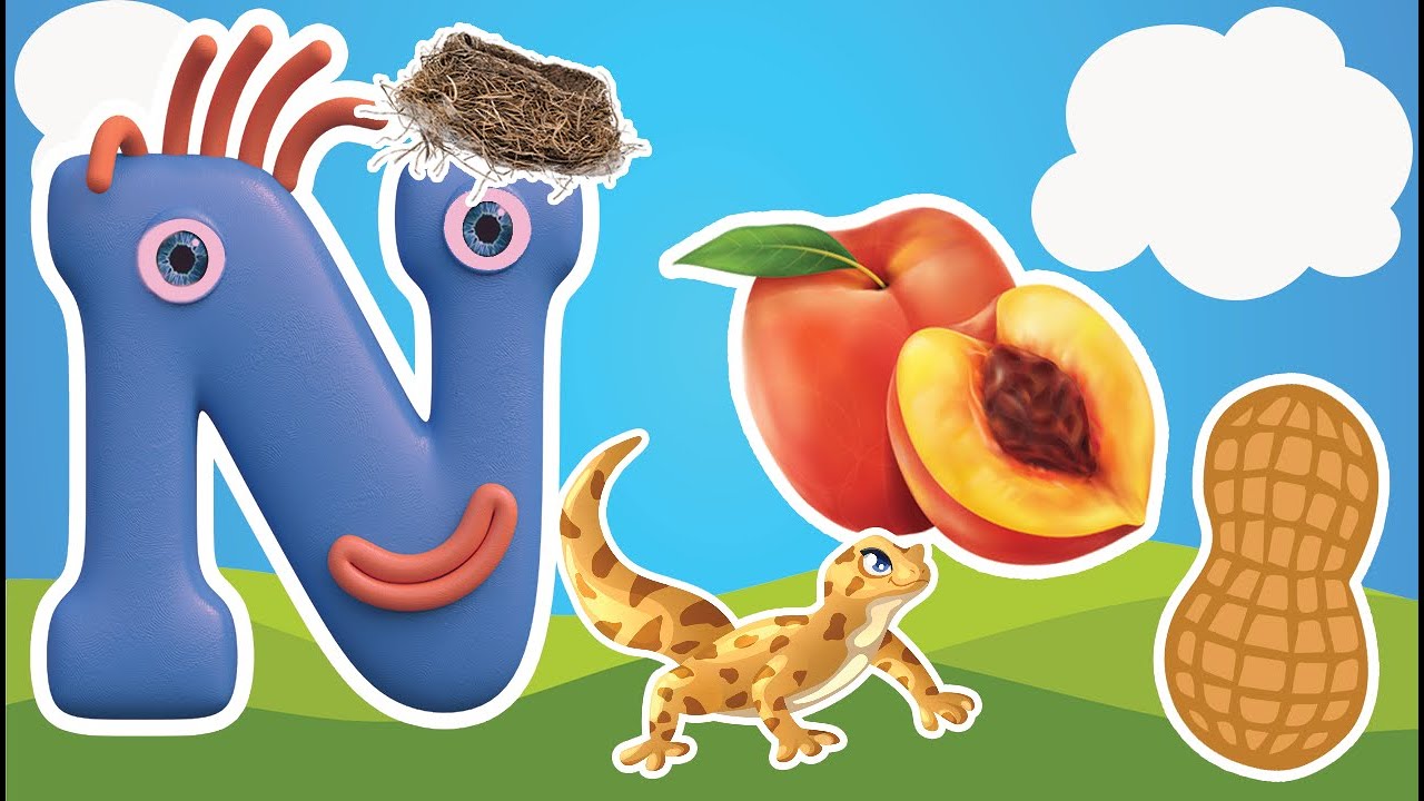 Words Beginning with Letter N for Toddlers & Preschoolers | Words that ...