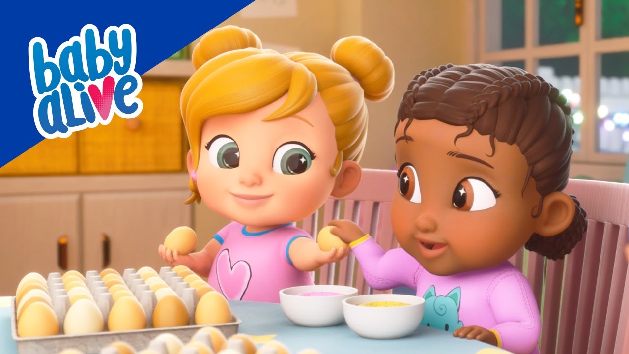 Baby Alive em Português Brasil 🐣 Surpresa do Ovo de Páscoa para bebês ☀ ...