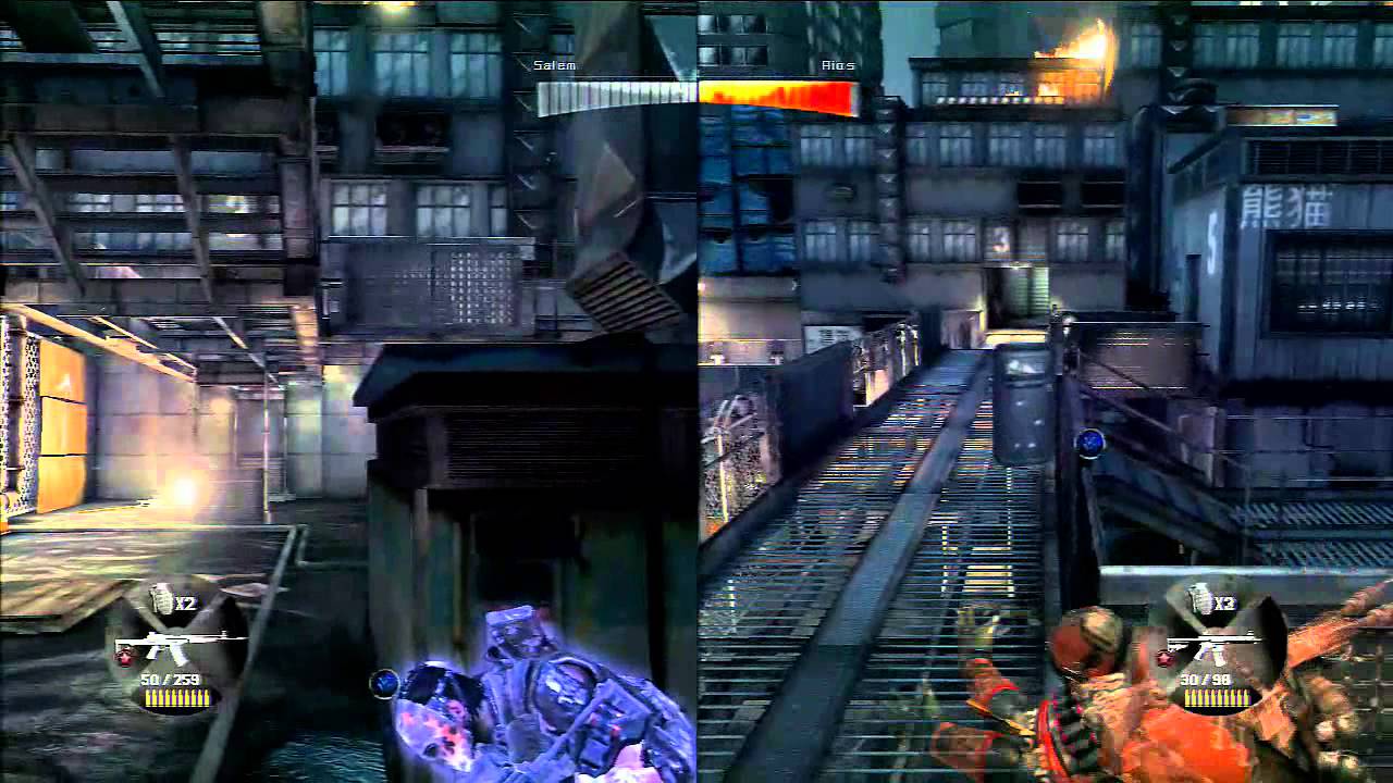 Army of Two: The 40th Day - Gameplay no cooperativo em split-screen ...