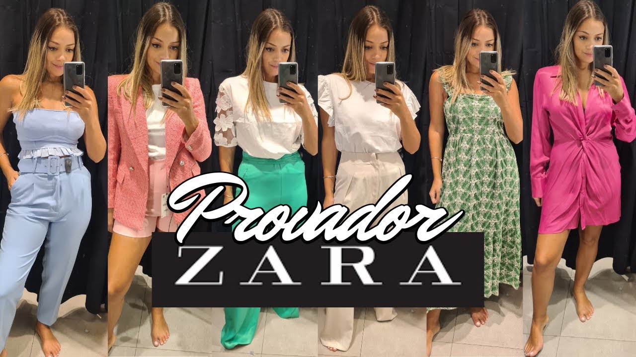 Provador LINDO da Zara com muita novidade da nova coleçãp de PRIMAVERA ...