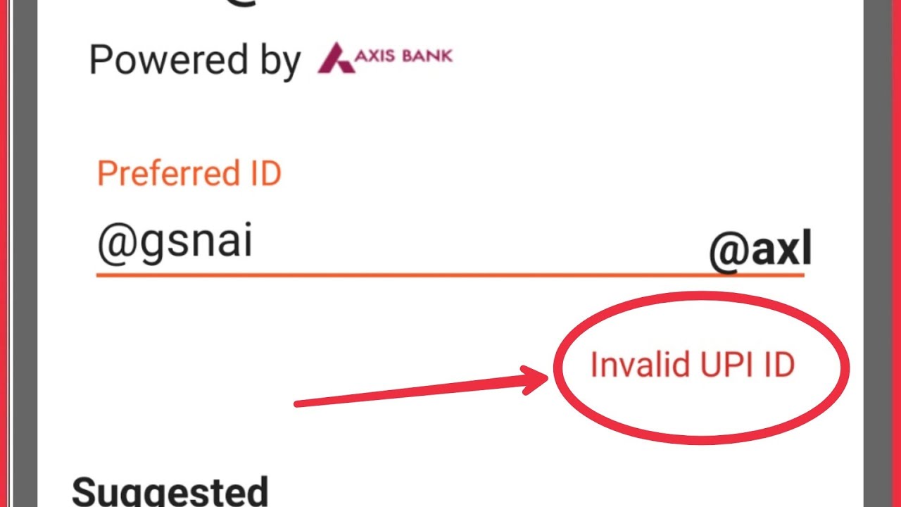 How To Fix Invalid UPI ID | Preferred ID Problem Solve in PhonePe ...