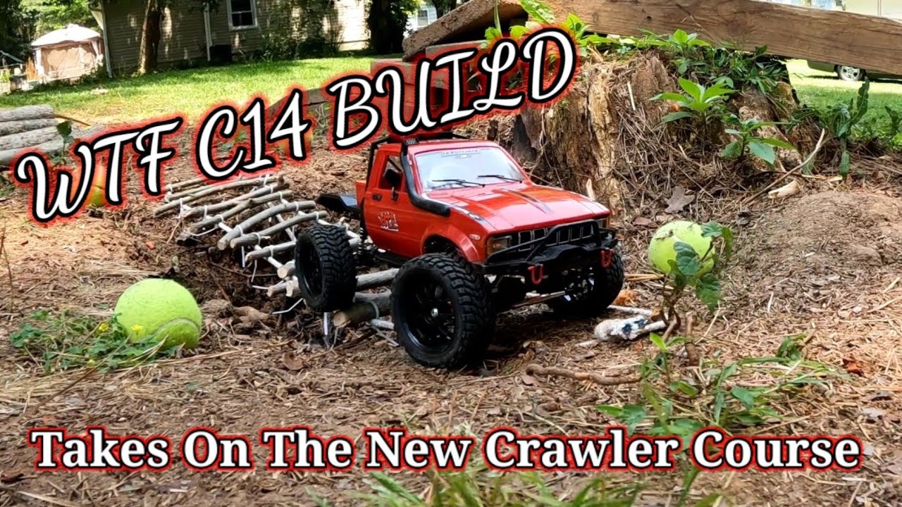 Wtf C14 Build Takes On The Backyard Crawler Course New Section Youtube