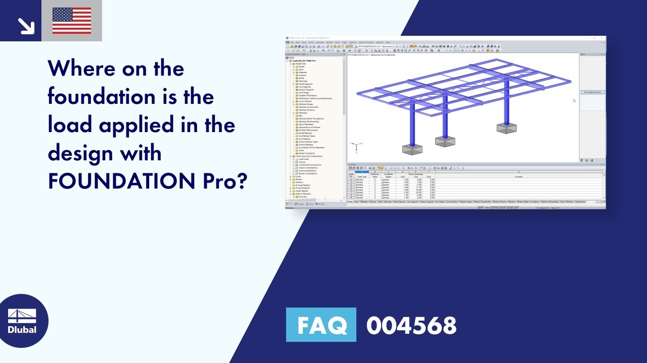 FAQ 004568 | Where on the foundation is the load applied in the design ...