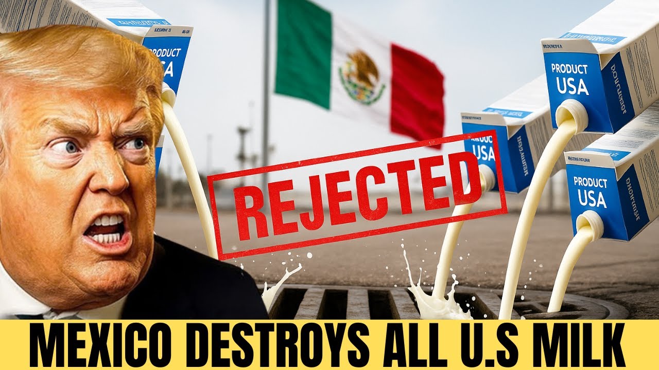 U.S. Milk Shipments REJECTED, Mexico DESTROYS All – Canada Takes Over ...