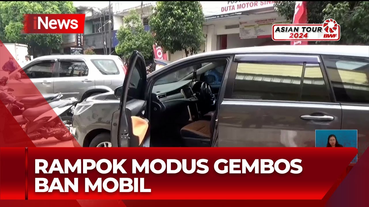 Rampok Modus Gembos Ban Mobil di Cianjur, Rp102 Juta Raib - iNews Siang ...