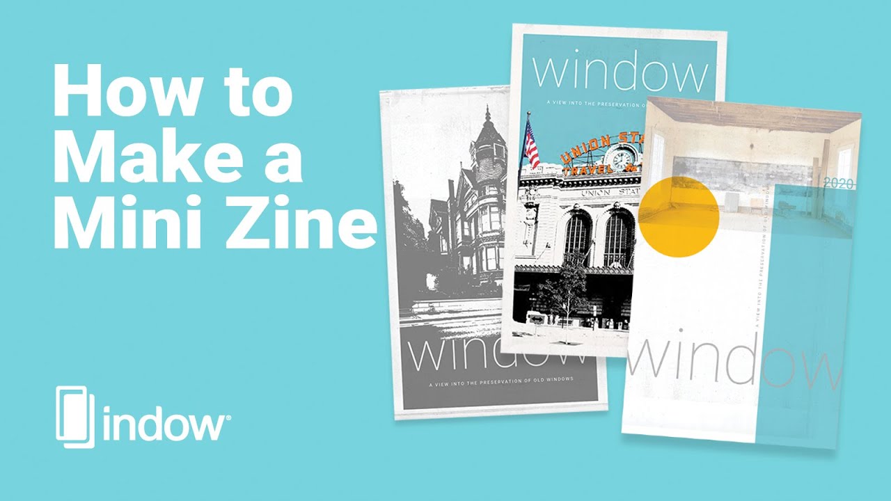 How to Make a Mini Zine - YouTube