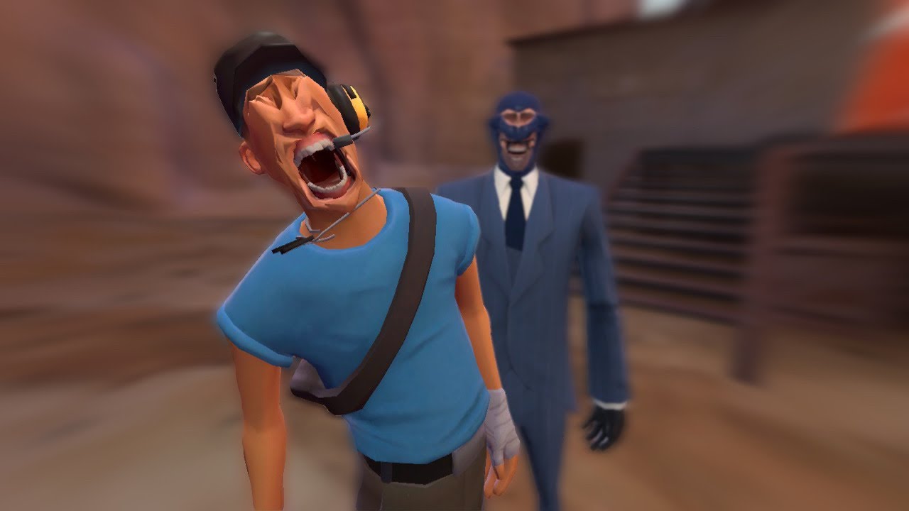 [TF2/GMod/MEME] Spy Slaps Scout - YouTube