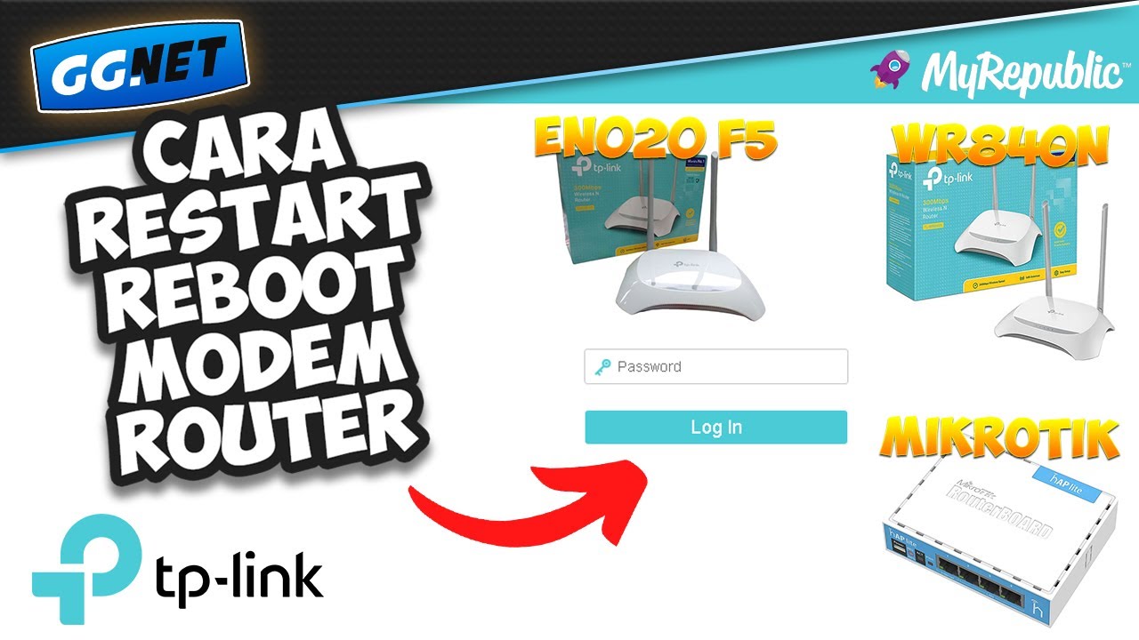 Cara Restart Modem Router dan Mikrotik Melalui Browser - YouTube