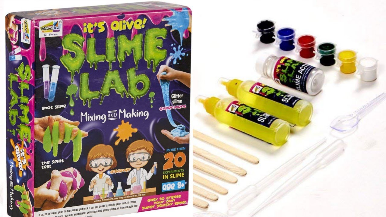 Slime Making kit || DIY || The Games Unboxing - YouTube