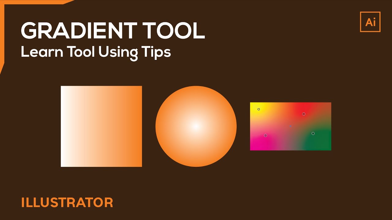 Gradient Tool in Illustrator | Gradient Tool | Illustrator 2023 - YouTube