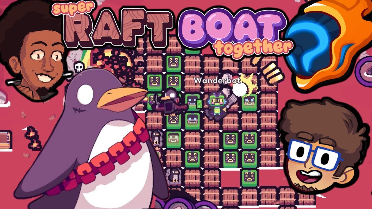 A Roguelike PROTECT THE BOAT game?? With Co-op?? | Super Raft Boat ...