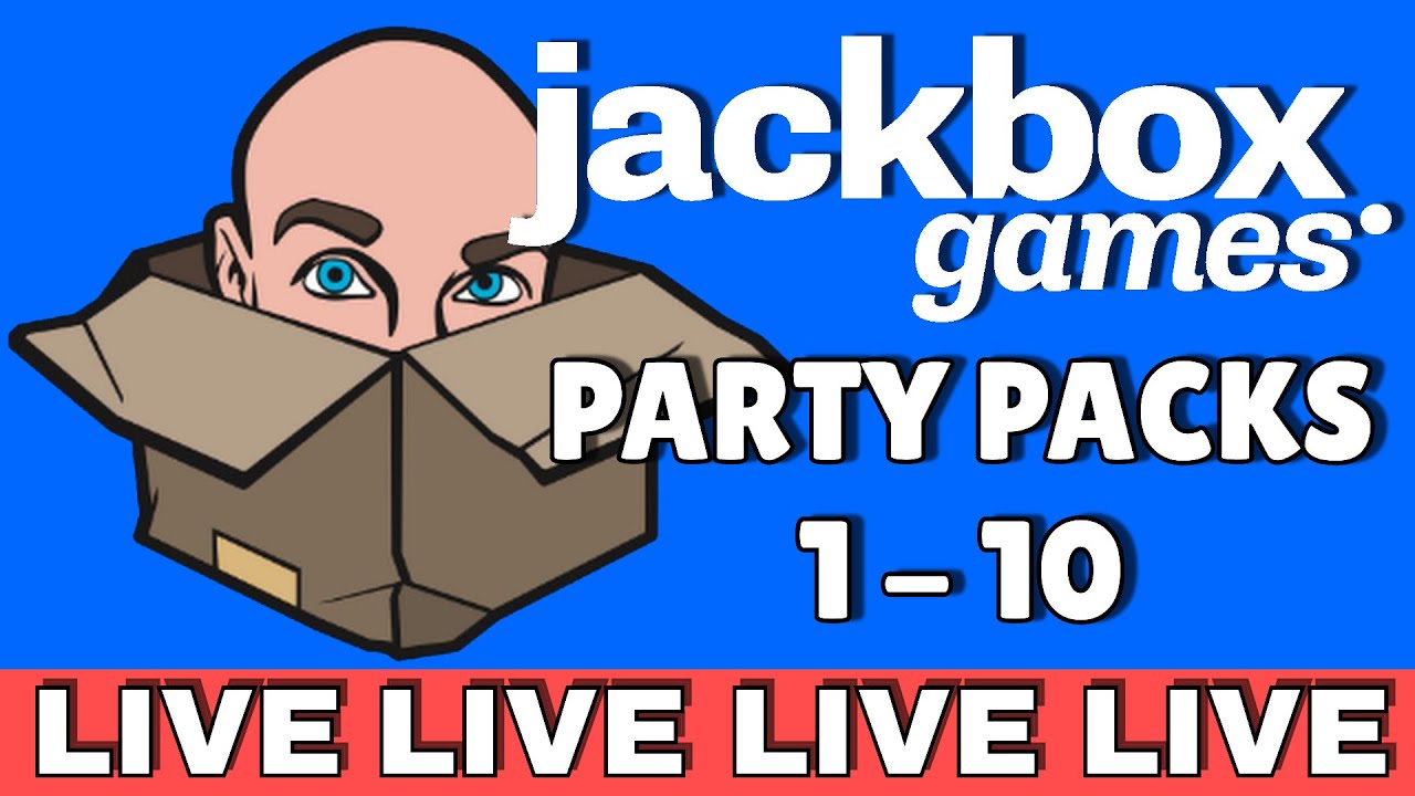 🔴JACKBOX PARTY - PACKS 1-10 - Playing with viewers - everyone welcome ...