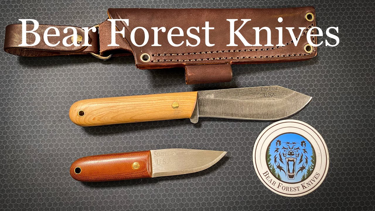 Bear Forest Knives - The Bear & The Simple Gen 2 Camp Knives - YouTube