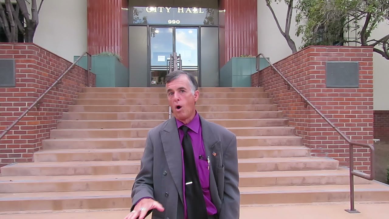 Jeff Specht prep City Hall for appointing San Luis Obispo Mayor - YouTube