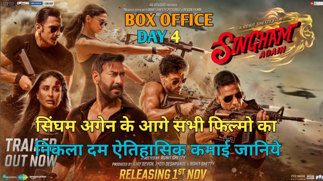 Singham Again Box Office Collection Day 3, Singham Again Total ...
