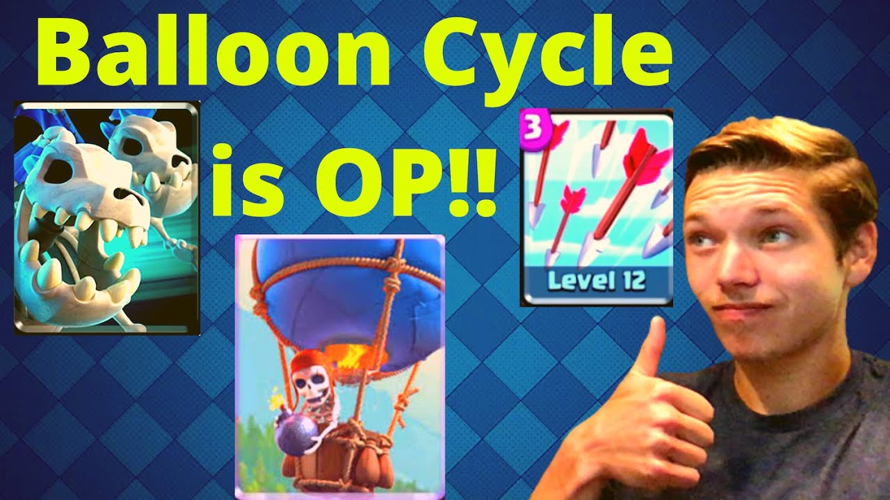 The Best NEW BALLOON CYCLE DECK for Clash Royale Season 12!! - YouTube