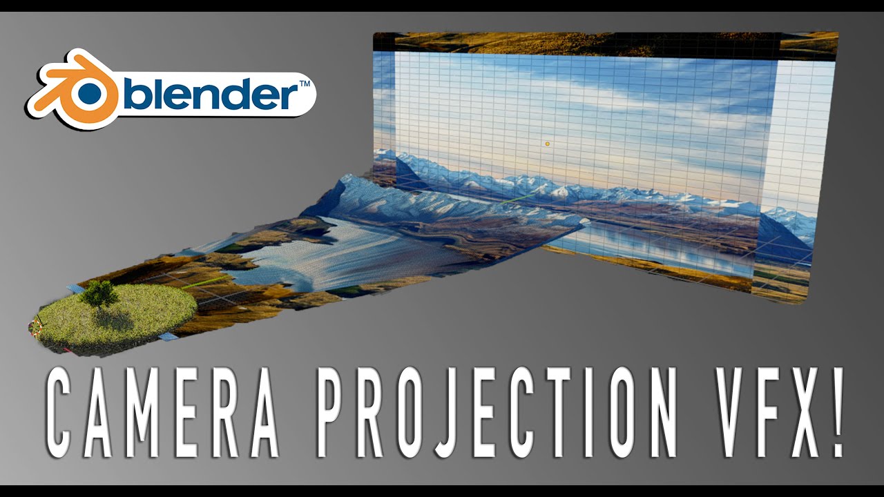 Easy Camera Projection In Blender 3d Full Vfx Tutorial Youtube