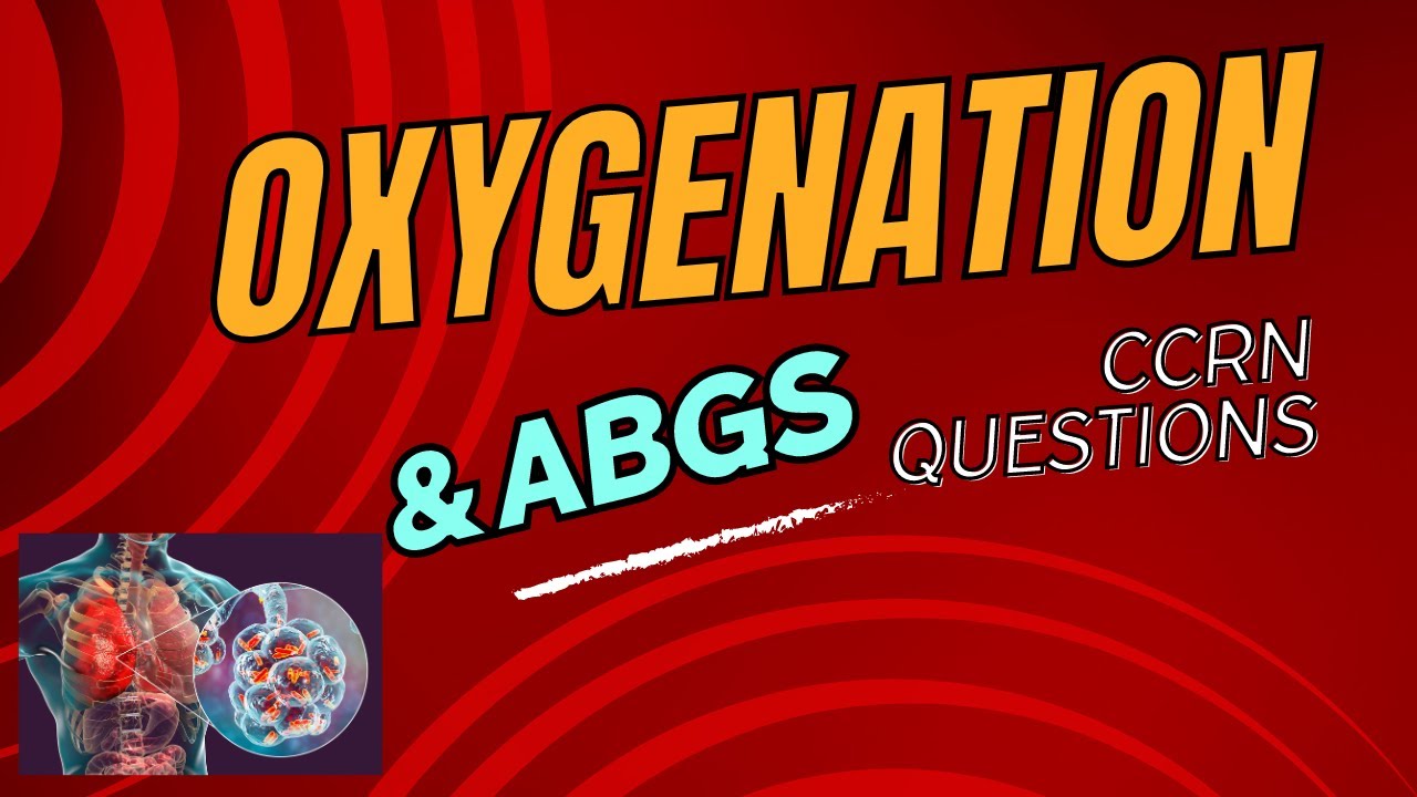 Cracking the Code: Mastering ABGs & Oxygenation -CCRN Practice Questions - YouTube
