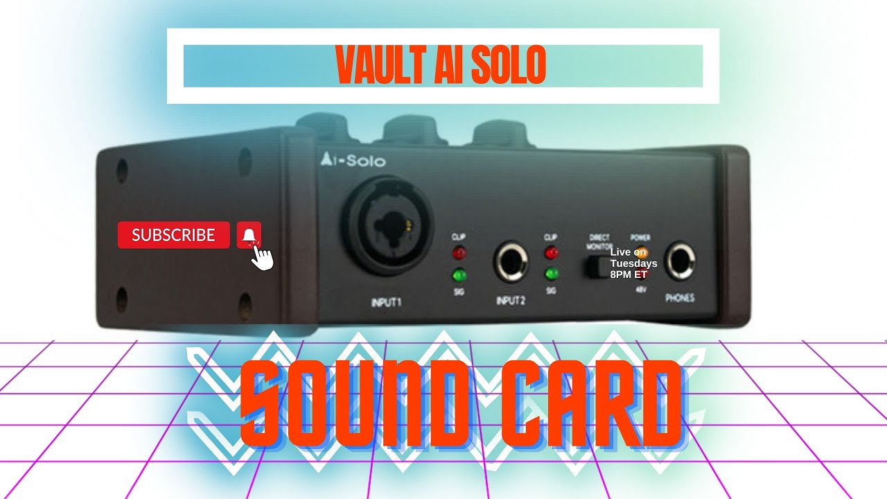 VAULT SOUND CARD AI SOLO #soundcard#recording#vocal#voice#mic# ...