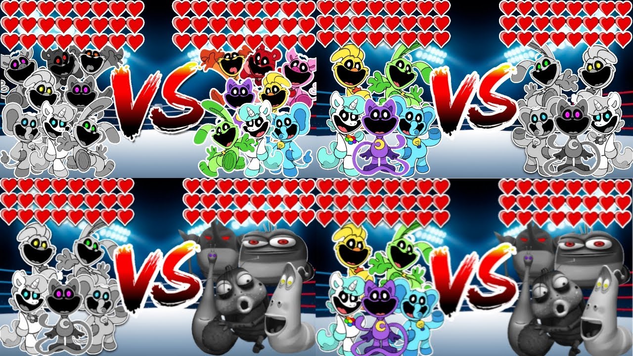 All Reverse Poppy Playtime Characters and All Reverse Larva's Battles ...