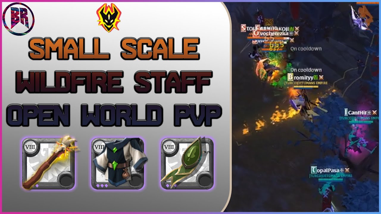 Albion Online | Small Scale PvP | WildFire Staff Broken - YouTube