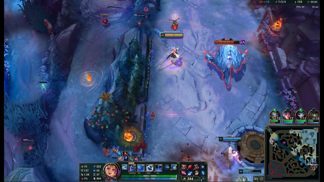 Rankeando con mapa de Navidad 2024 - League of Legends. - YouTube
