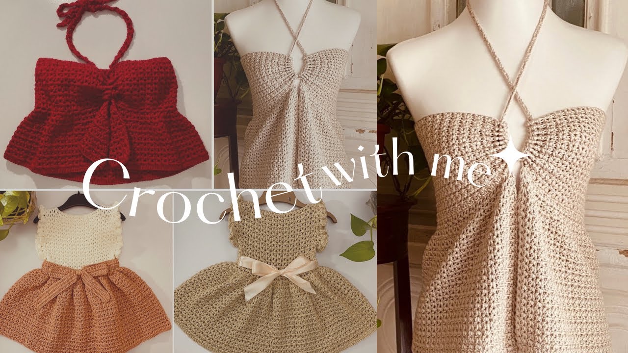 How To Crochet Fast And Easy Summer 🌸 Compilation Dresses Youtube
