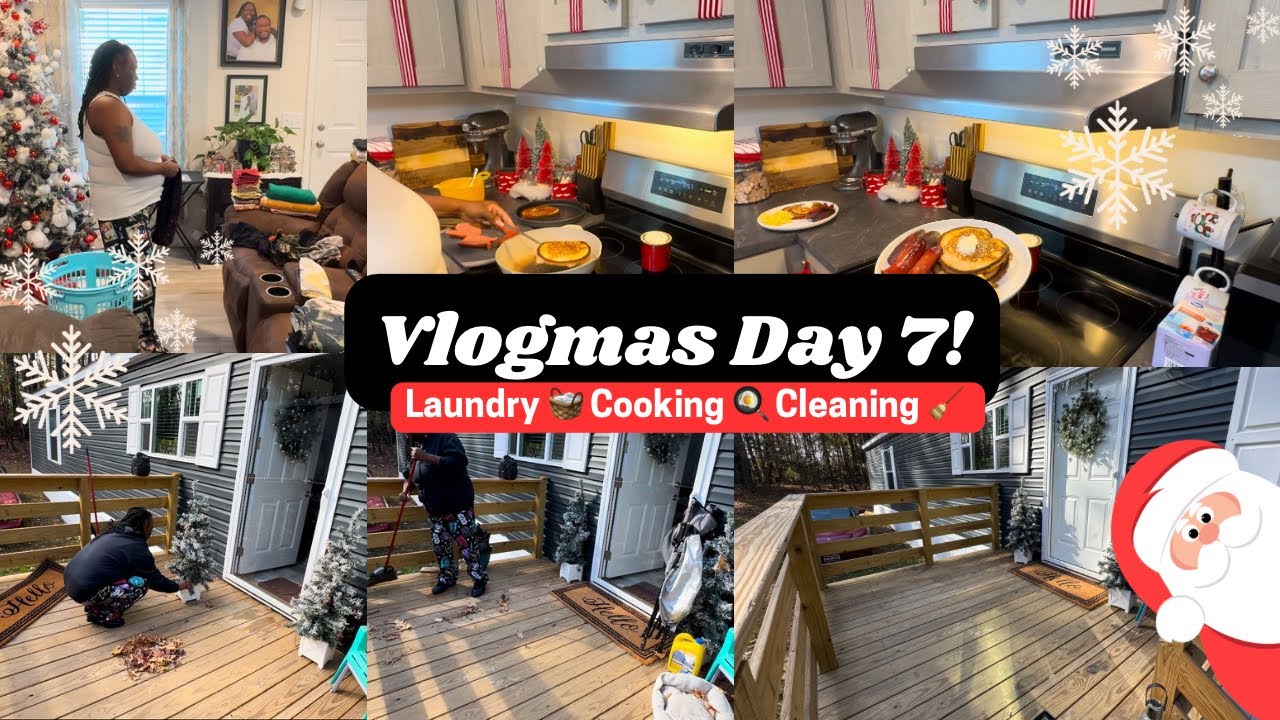 Vlogmas Day 7 Cook, Clean, and Do Laundry With Me #vlog #laundry # ...