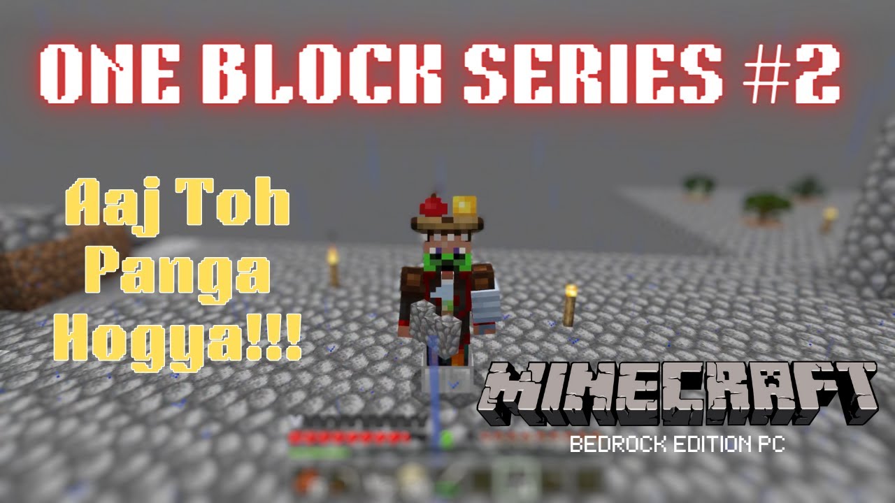 Playing One Block Is Hard... Kinda! | One Block Series #2 | Flinch ...