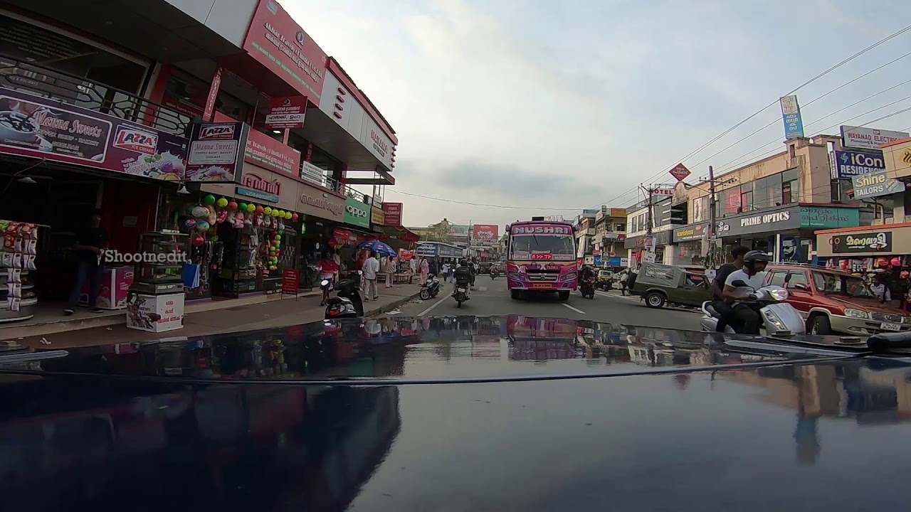 Drive through Kalpetta Town | GoPro - YouTube
