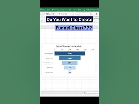How to create funnel chart in #excel #shorts #trending ...