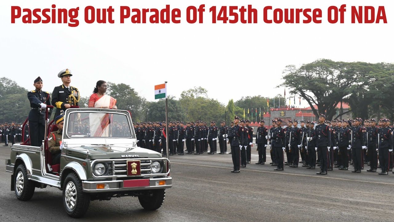 Passing Out Parade Of 145th Course Of NDA | Indian Army Passing Out ...