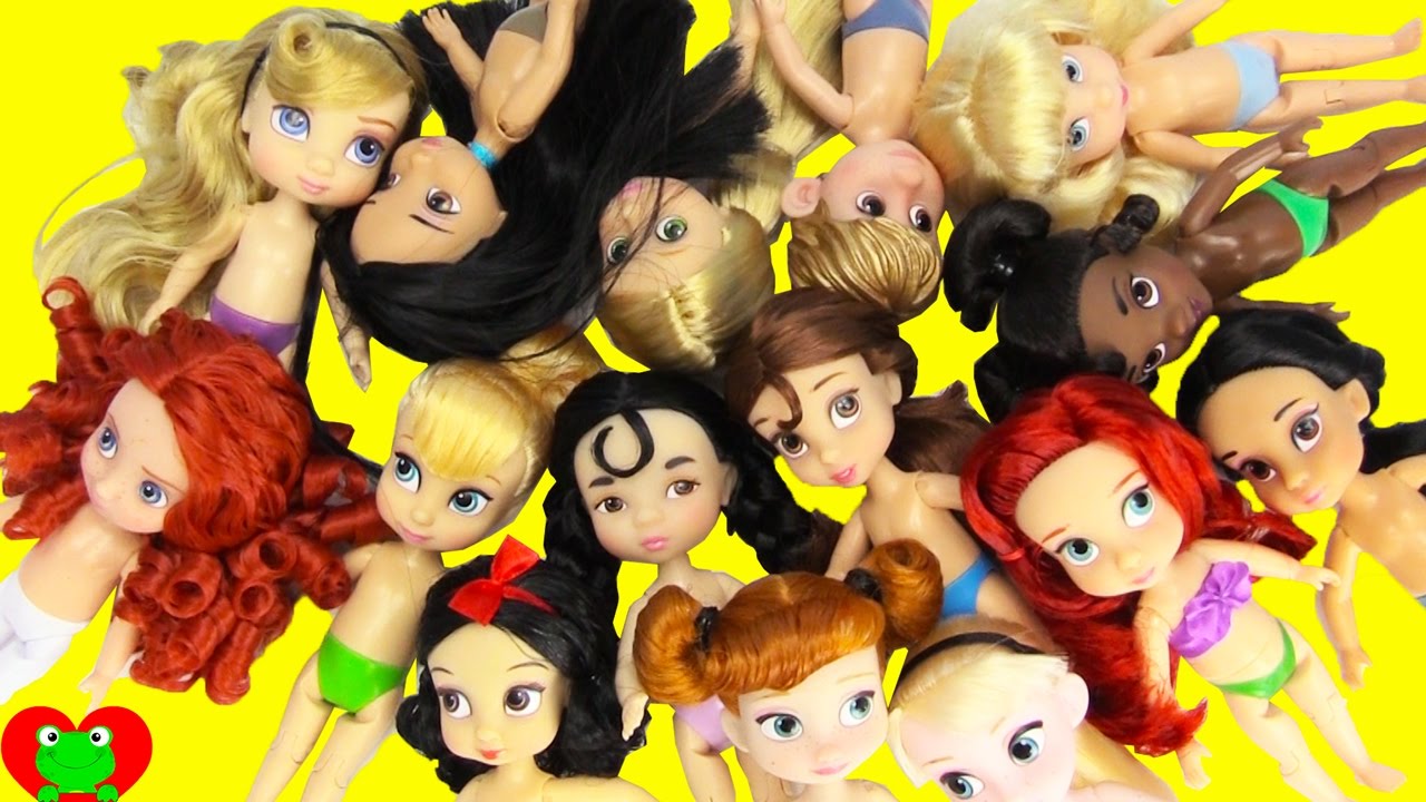 Disney Princesses Dress Up - YouTube