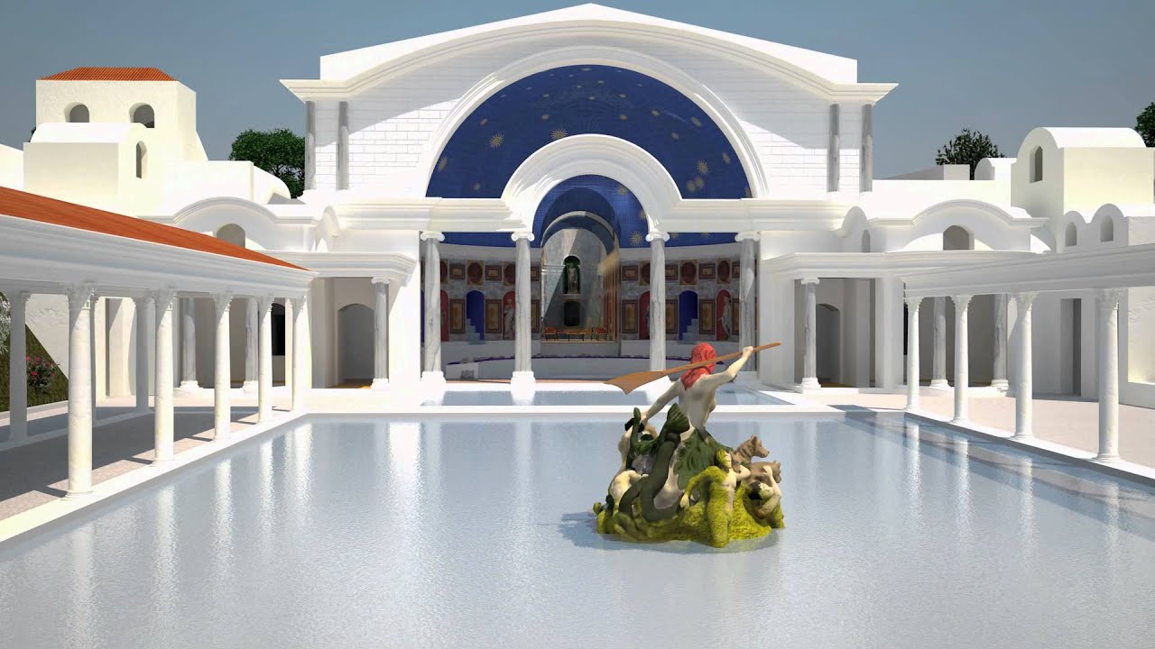 Canopus Canal and Serapeum Reconstruction - Hadrian's Villa - YouTube