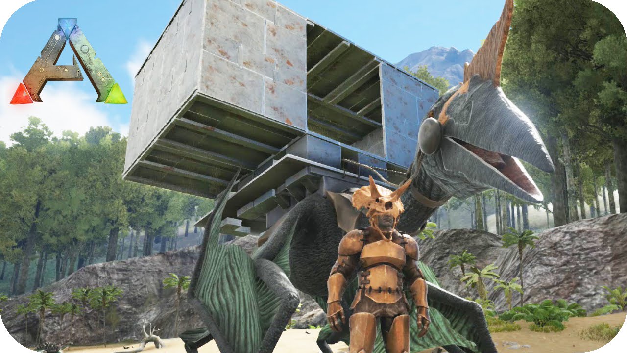 UNA SUPER CASA ENCIMA DE UN PAJARO!! | ARK SURVIVAL EVOLVED | Flow ...