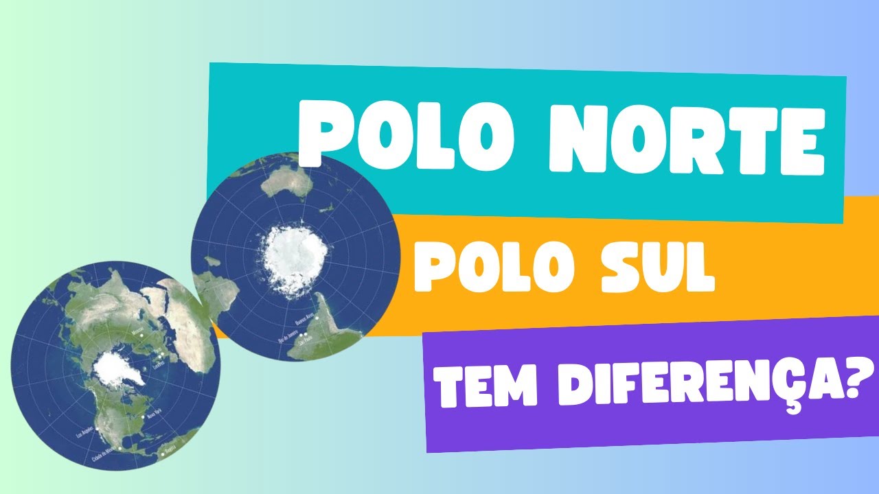 Mapa Do Polo Norte E Sul Mapa Do Polo Sul E Antártida