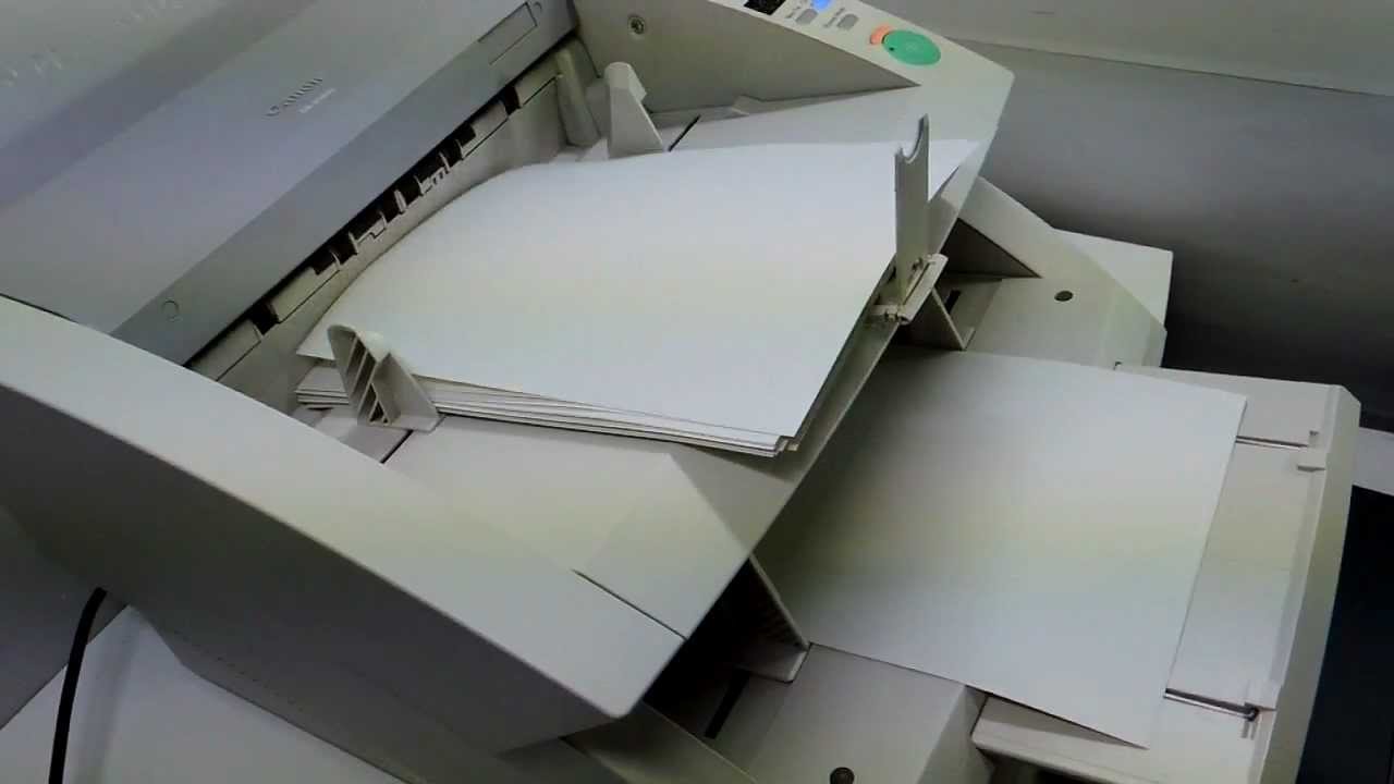 CANON DR-9080C ドキュメントスキャナー 動作確認 A4、80枚 - YouTube