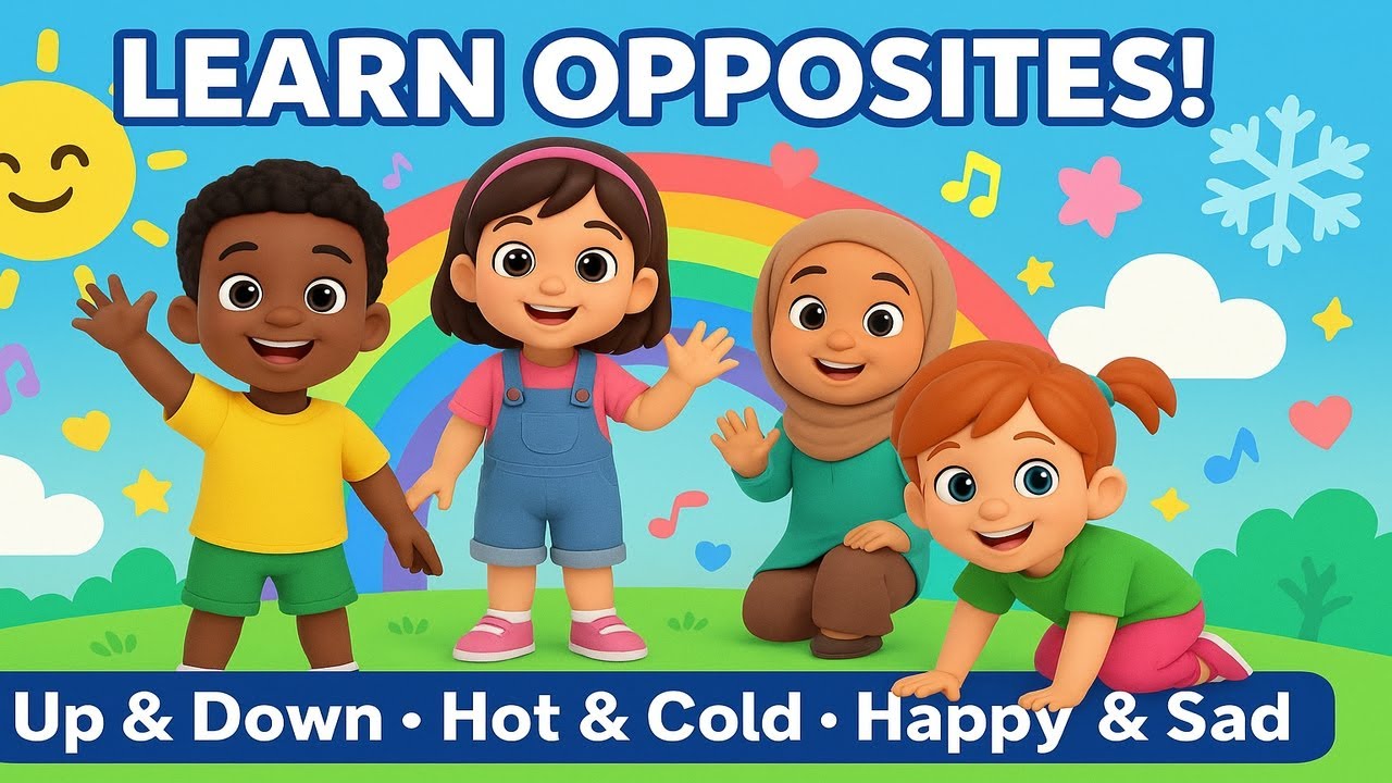 “Opposites Song for Kids | Learn Up & Down!” - YouTube