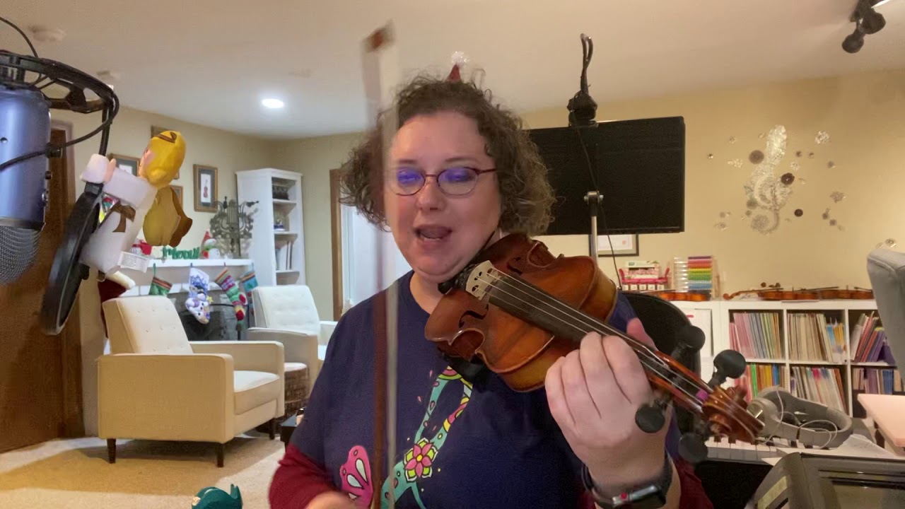 Ablaze by Bernotas orchestra violin 1 practice part with #ViolinJudy ...