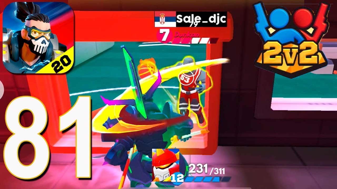 FRAG Pro Shooter - Gameplay Walkthrough part 81 - 2v2 Cipher, Ron1n and ...