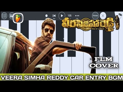 Veera Simha Reddy Car Entry Bgm Cover | FL Studio Mobile Cover | Raj Pianist | Thaman S Musical ...