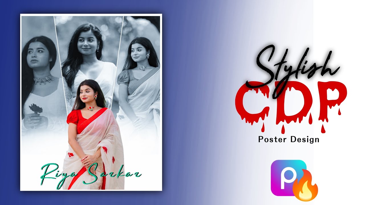 Awesome CDP Design In Picsart || Professional Poster Design In Mobile ...